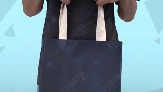 Tas Goodie Bag Microprada Biru Dongker Puri Indah - Perdana Goodie Bag ...