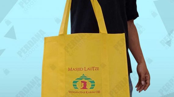 Souvenir Tas Spunbond Kuning Lautze Jakarta Pusat