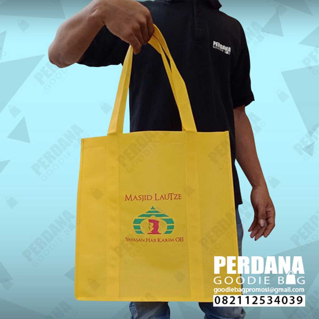 Souvenir Tas Spunbond Kuning Lautze Jakarta Pusat